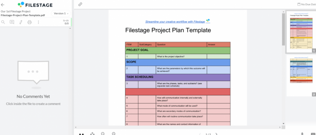 Free project plan template + 6 most effective examples